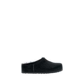 UGG Otzo Calf Hair Clog - Femme - Chaussures - Noir - Taille: 39 EU