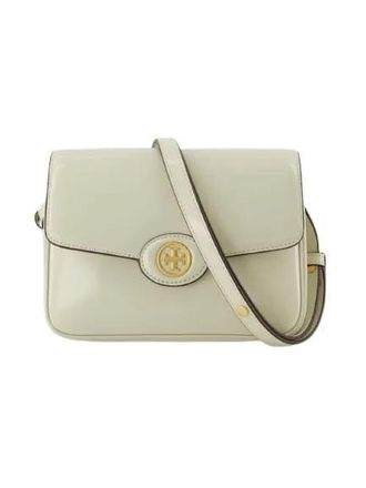 Tory Burch Tory Burch Crossbody Bags - Robinson Spazzolato Convertible Shoulder Bag - Gr. unisize - in Beige - für Damen