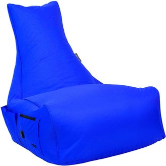 BuBiBag Gaming Sitzsack XXL mit F&uuml;llung - Beanbag mit Seitentaschen & Kopfh&ouml;rerhalter, nachf&uuml;llbar Dank Rei&szlig;verschluss, f&uuml;r Kinder & Erwachsene, Indoor & Outd