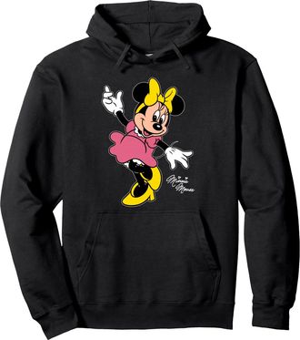 Disney Minnie Mouse Retro Character Sweet Pose Trip Matching Pullover Hoodie