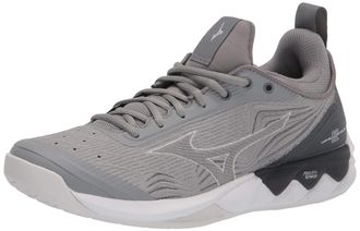 Mizuno 2 Wave Luminous Damen Volleyballschuh 11, GRAU, 42.5 EU