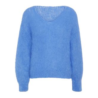 Americandreams Americandreams, Femme, Pulls, Bleu, Taille: 44 FR V-neck Tricots