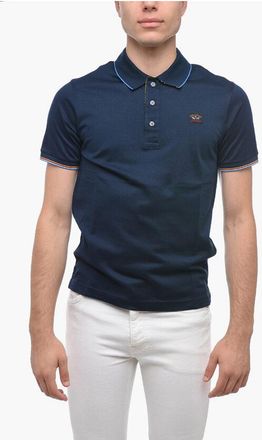 Paul & Shark Cotton Polo Shirt with Colored Buttons size Xs