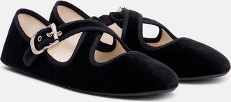 Alaia Alaïa Ballerines en velours