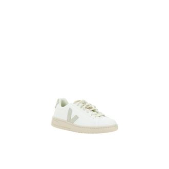 Veja Ikonic Logo Schn&uuml;rsneaker mit Kontrastferse - - Shoes - Damen - Wei&szlig; - 38 EU