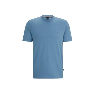 HUGO BOSS Homme, Tops, Bleu, Taille: 2XL T-shirt Homme Regular Fit en Coton