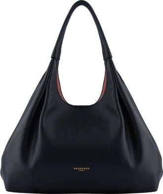 Pourchet Femme, Sacs, Bleu, Taille: ONE Size Arche Shoulder Bag