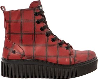 Art Damen 1513 Brighton Oxford-Stiefel, Rot (Red Tartan), 37 EU