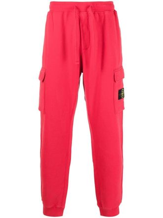 Stone Island Schmal zulaufende Jogginghose - Rot