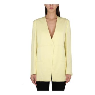 Jil Sander Giacca con spacco dietro - - Jackets - Damen - Gelb - S