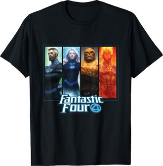 MARVEL Fantastic Four Family Character Grid T-Shirt T-Shirt