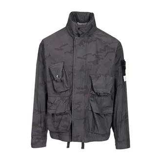 Stone Island Herren, Jacken, Blau, MGr&ouml;&szlig;e