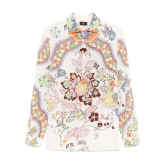 Etro Femme, Blouses et Chemises, Multicolore, Taille: 40 FR Chemise en soie