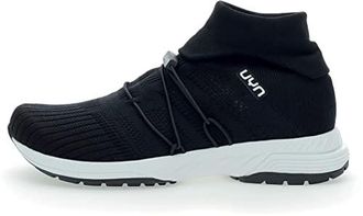 UYN Homme Free Flow Tune High Sneaker, Black, 39 EU