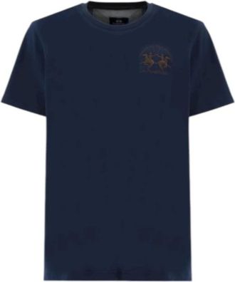 La Martina Homme, Tops, Bleu, Taille: L Bienvenido T-Shirt