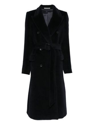 Tagliatore manteau ceintur&eacute; &agrave; boutonni&egrave;re crois&eacute;e - Vert