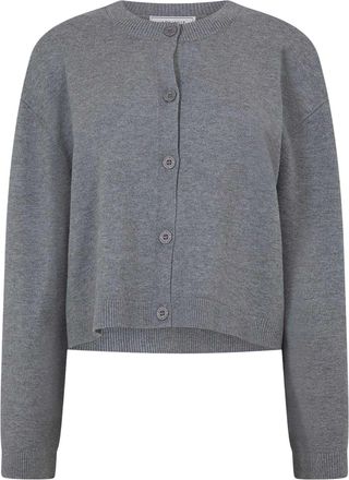 Jack Wills Strickjacke f&uuml;r Damen, &Uuml;berschnittene Schulter (Holzkohle)