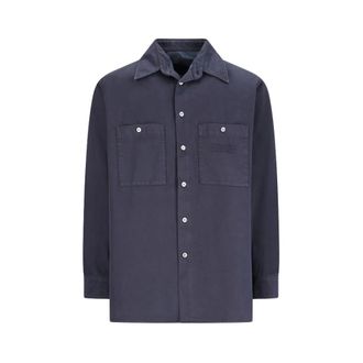 Maison Margiela Langarmhemd - - Shirts - Herren - Blau - M