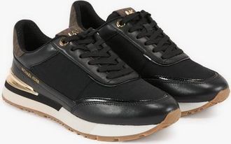 Michael Kors Kronen -Turnschuhe in Leder - Schwarz