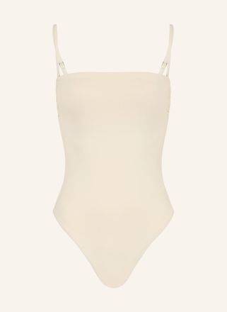 Calvin Klein Bandeau-Badeanzug weiss