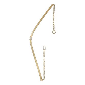 Kazar Goldener G&uuml;rtel mit Kette und Monogramm - - Accessories - Damen - Gelb - 90 CM