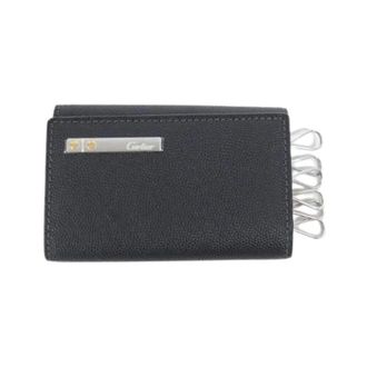 Cartier Pre-owned Santos Calf Key Case - - Pre-owned - Damen - Schwarzk - ONE SIZE