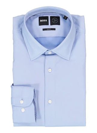 HUGO BOSS Herren Hemd blau