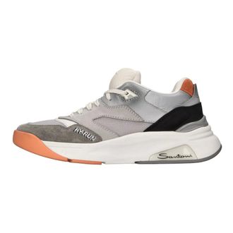 Santoni Herren, Schuhe, Grau, 40 EUGr&ouml;&szlig;e