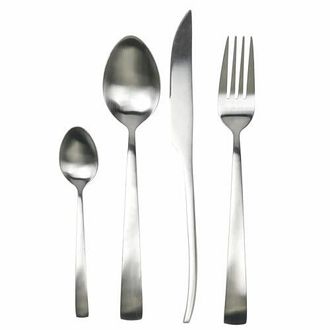 Villa D'Este Home Tivoli Park Avenue Besteck-Set, Edelstahl, silberfarben, gl&auml;nzend, 24-teilig