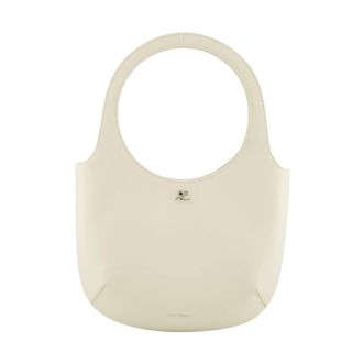 Courr&egrave;ges Ledertasche - - Bags - Damen - Wei&szlig; - ONE SIZE