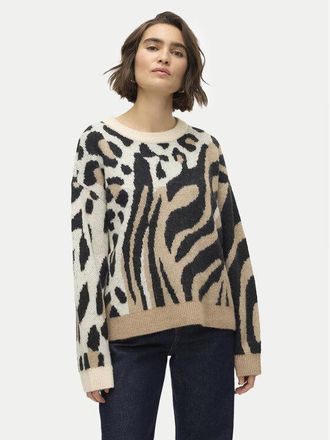 Vero Moda Pullover Kai 10310645 Beige Regular Fit