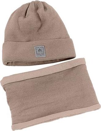 Generic Bonnet tricoté dautomne et dhiver pour femme - Bonnet doreille - Deux bonnets de cyclisme pour mois - Pour entraînement par temps froid - Vie quotidie