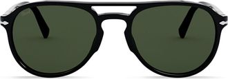 Persol Getönte Pilotenbrille - Schwarz