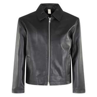 Sunflower Homme, Vestes, Noir, Taille: M Blouson court en cuir