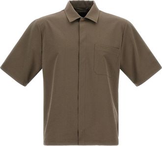 Herno Homme, Chemises, Vert, Taille: M Seer-Crease Shirt