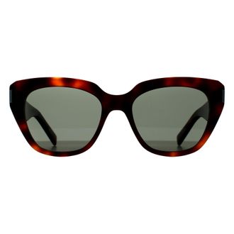 Saint Laurent Square Damen Havanna Grau SL 827