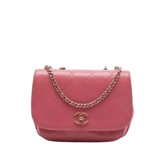 Chanel Sac bandouli&egrave;re vintage Chanel Pre-owned - Femme - Pre-owned - Rose - Taille: ONE Size