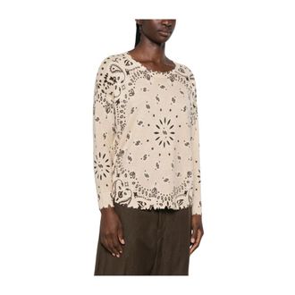 Kujten Mela Bandana Bico Pullover - - Knitwear - Damen - Mehrfarbig - S