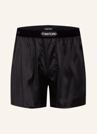 Tom Ford Boxershorts Aus Seide schwarz