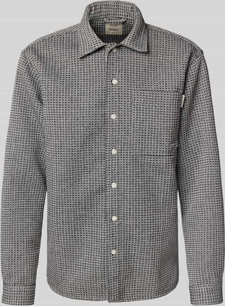 Redefined Rebel Regular Fit Hemdjacke mit Woll-Anteil und Label-Detail Modell Chen