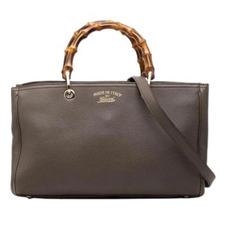 Gucci Pre-owned Bamboo Shopper - Femme - Pre-owned - Brun - Taille: ONE Size