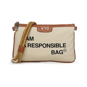 V&deg; 73 Femme, Sacs, Beige, Taille: ONE Size Responsibility Crossbody Bag