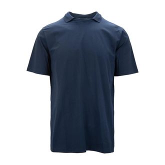 Herno Herren Slip-On T-Shirt - - Tops - Herren - Blau - L
