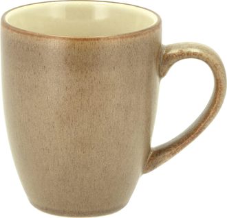 Bitz Becher mit Henkel, Kaffeebecher aus Steinzeug, 30 cl, Wood/Sand