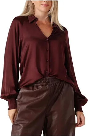 Ibana Damen, Blusen & Hemden, Rot, MGr&ouml;&szlig;e