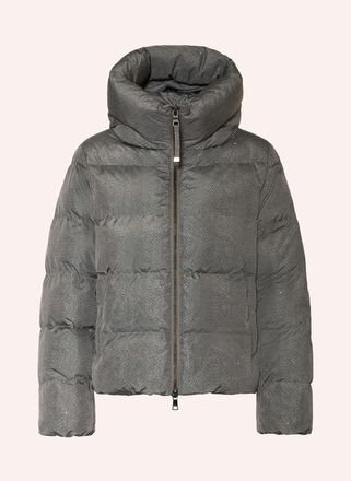 BLONDE No.8 Blonde No.8 Steppjacke Mit Schmucksteinen grau