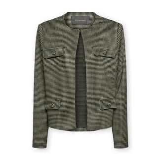 Elena Miro Vichy-Muster Strickjacke - - Jackets - Damen - Mehrfarbig - 6XL