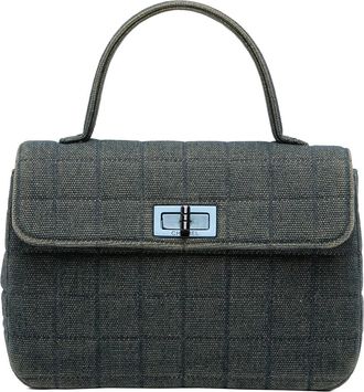 Chanel Crossbody Bags - Reissue 2.55 Chocolate Bar Denim Top Handle Flap - Gr. unisize - in Blau - f&uuml;r Damen