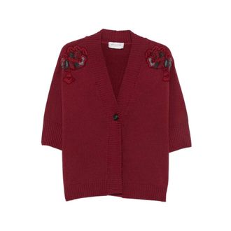 Ermanno Scervino Cardigans - Femme - Pulls - Rouge - Taille: 34 FR