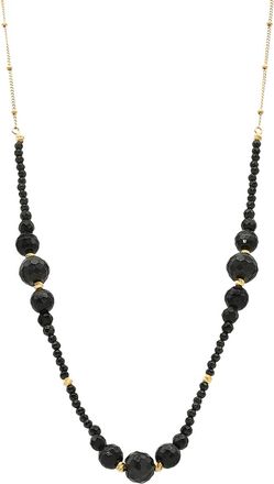 OrusBijoux Collier Argent Dor&eacute; Cascade De Perle Naturelle Spinelle